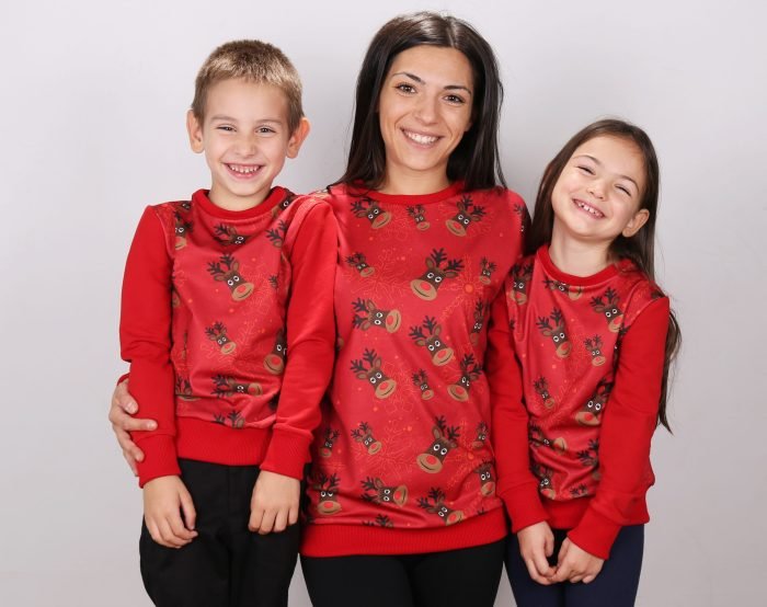 Коледни Пуловери За Цялото Семейство - Рудолф